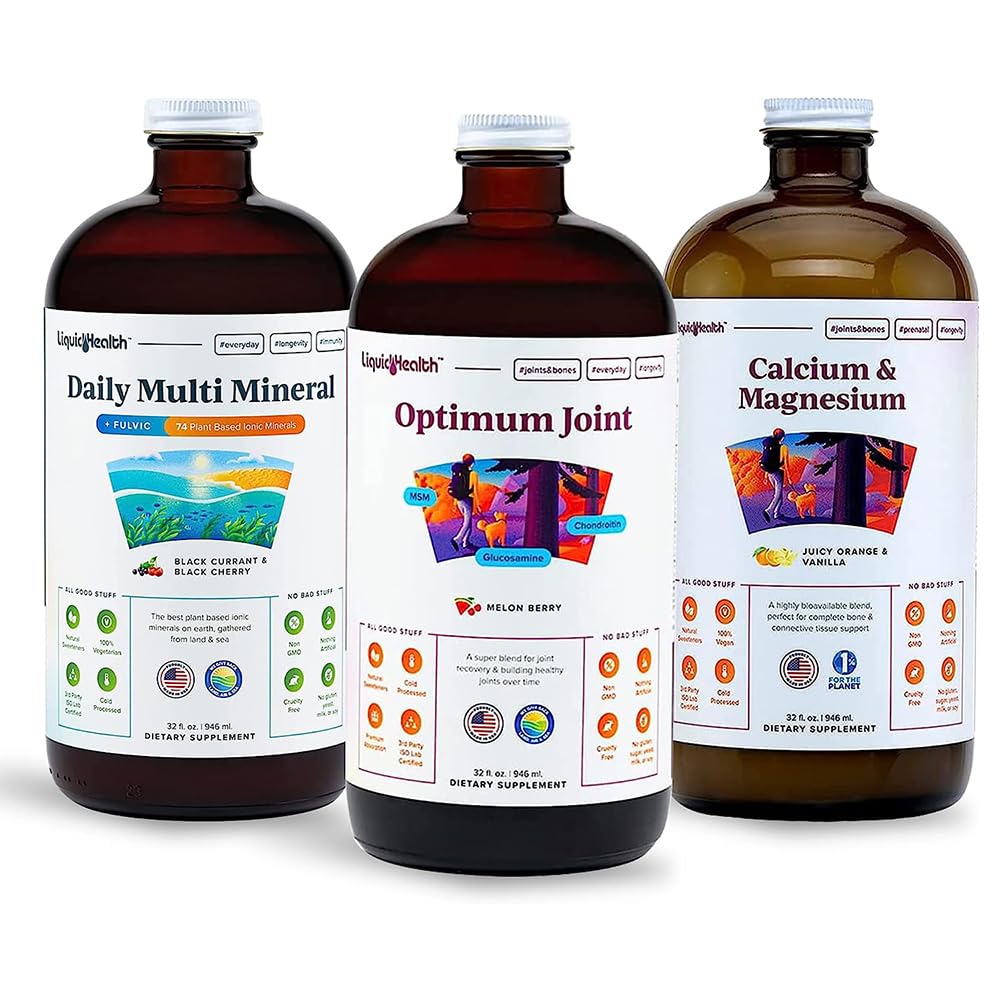 Amazon.com: LIQUIDHEALTH Muscles, Bones & Joints Liquid Vitamin Bundle ...