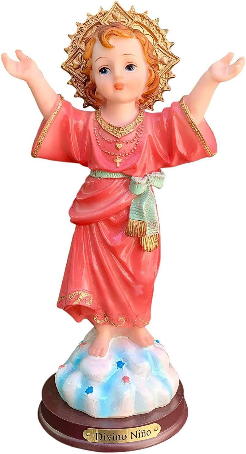 Amazon.com: Divino Nino 8" Tall Religious Statue Figure Divine Child ...
