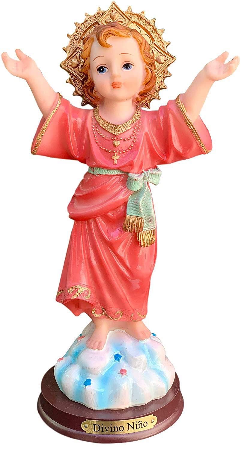 Amazon.com: Divino Nino 8" Tall Religious Statue Figure Divine Child ...