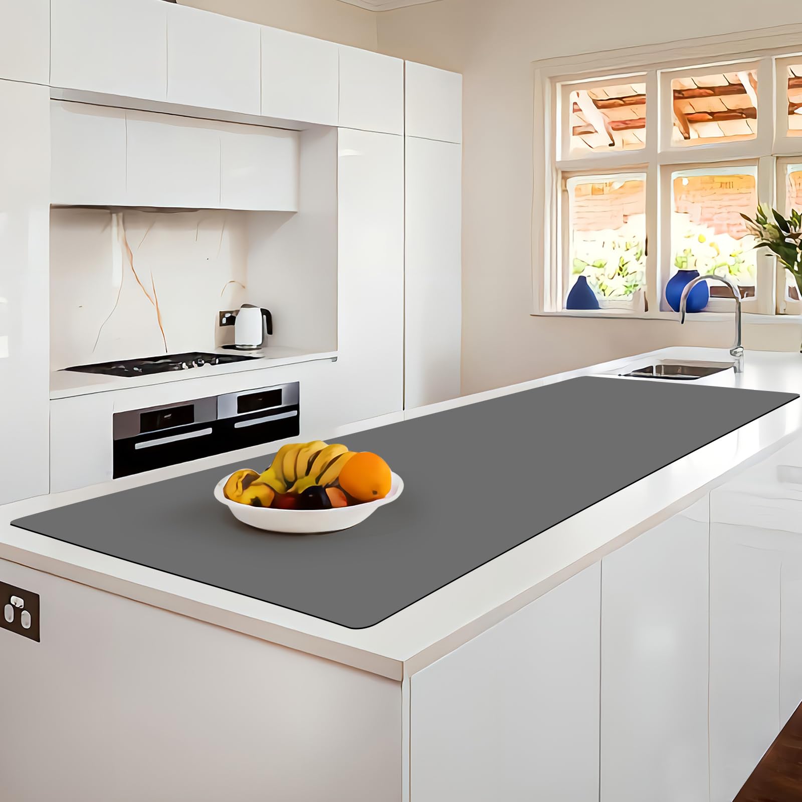 Amazon.com: Extra Large Silicone Mat, 78.7”x 23.6”Non-Slip Heat ...