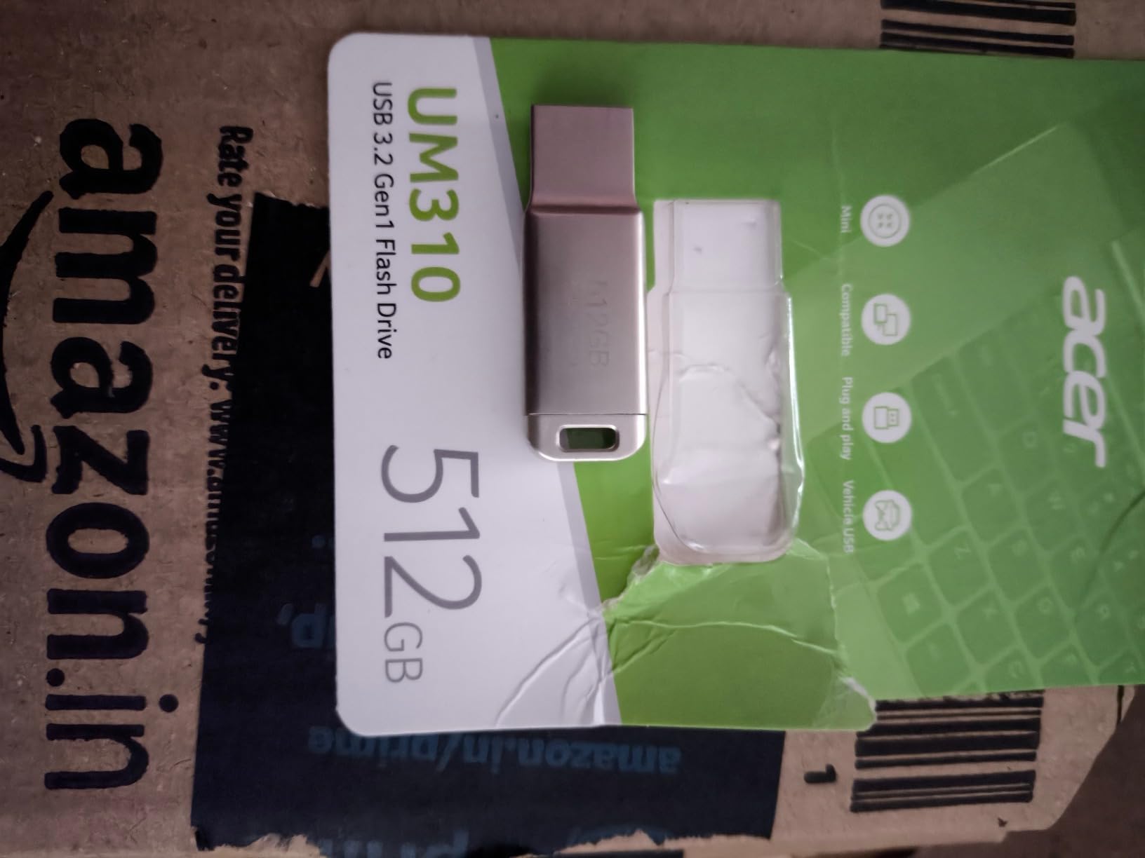 Acer 512GB USB 3.2 Gen 1 UM310 Pen Drive : Amazon.in: Electronics