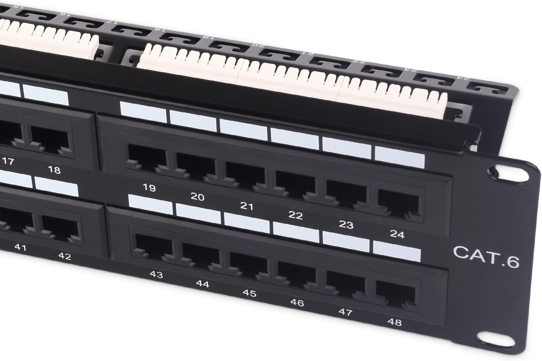 Amazon.com: Cable Matters UL Listed Rackmount or Wall Mount 2U 48 Port ...