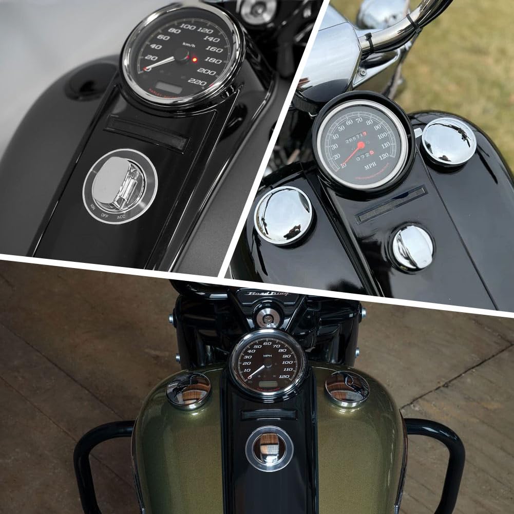 Fat Boy Light Motorcycle Chrome&Black Lower Dash Panel Extension For ...
