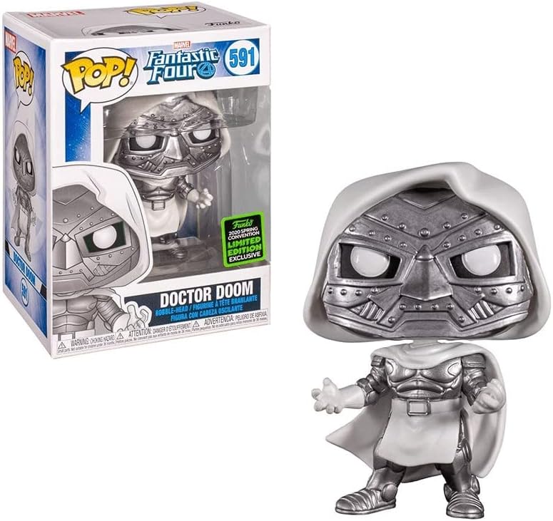 Amazon.com: Funko POP 591 - Doctor Doom - Fantastic Four (Funside-GA ...