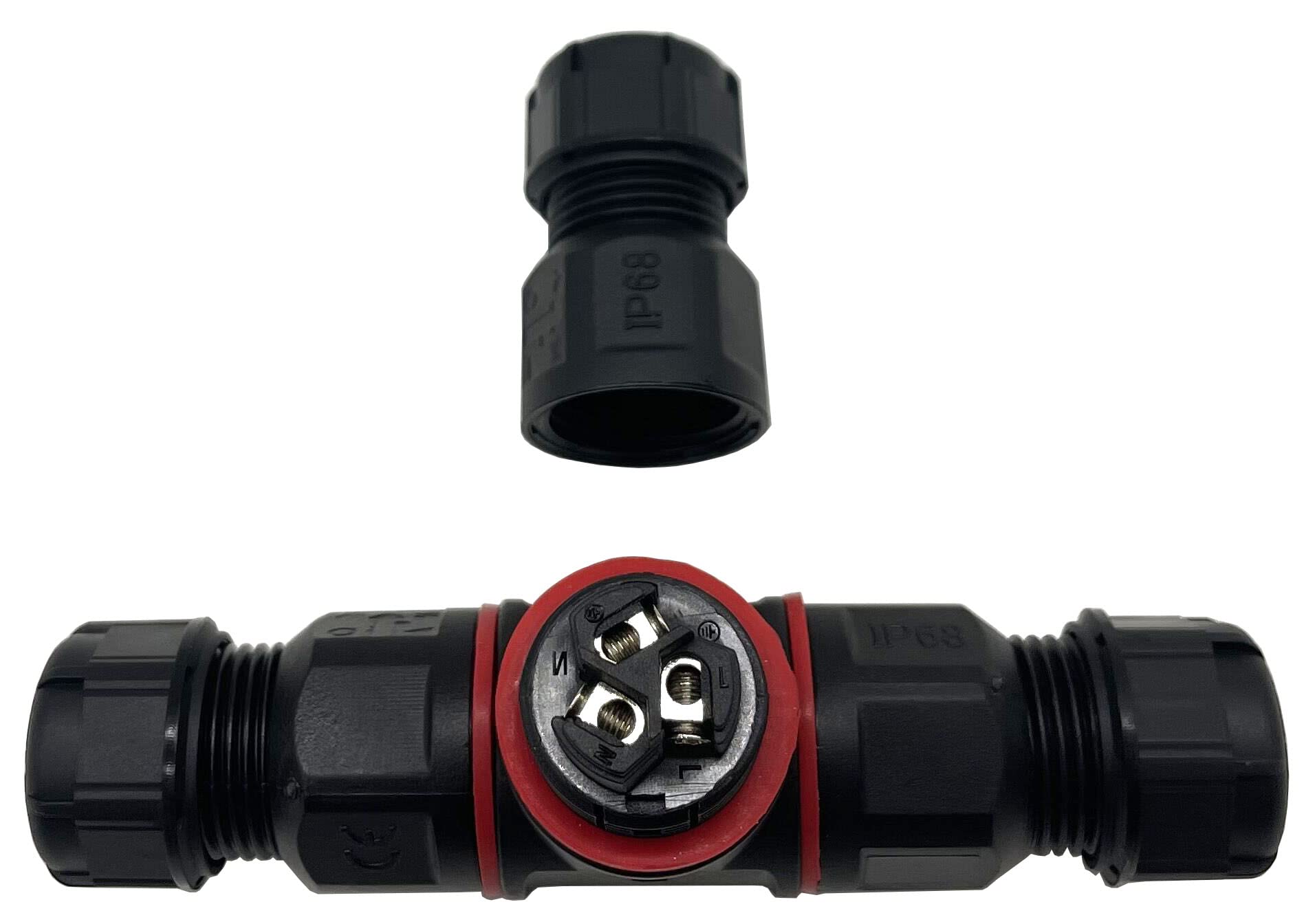 Buy Junction Box Connector 3 Way IP68 Waterproof Electrical Junction ...