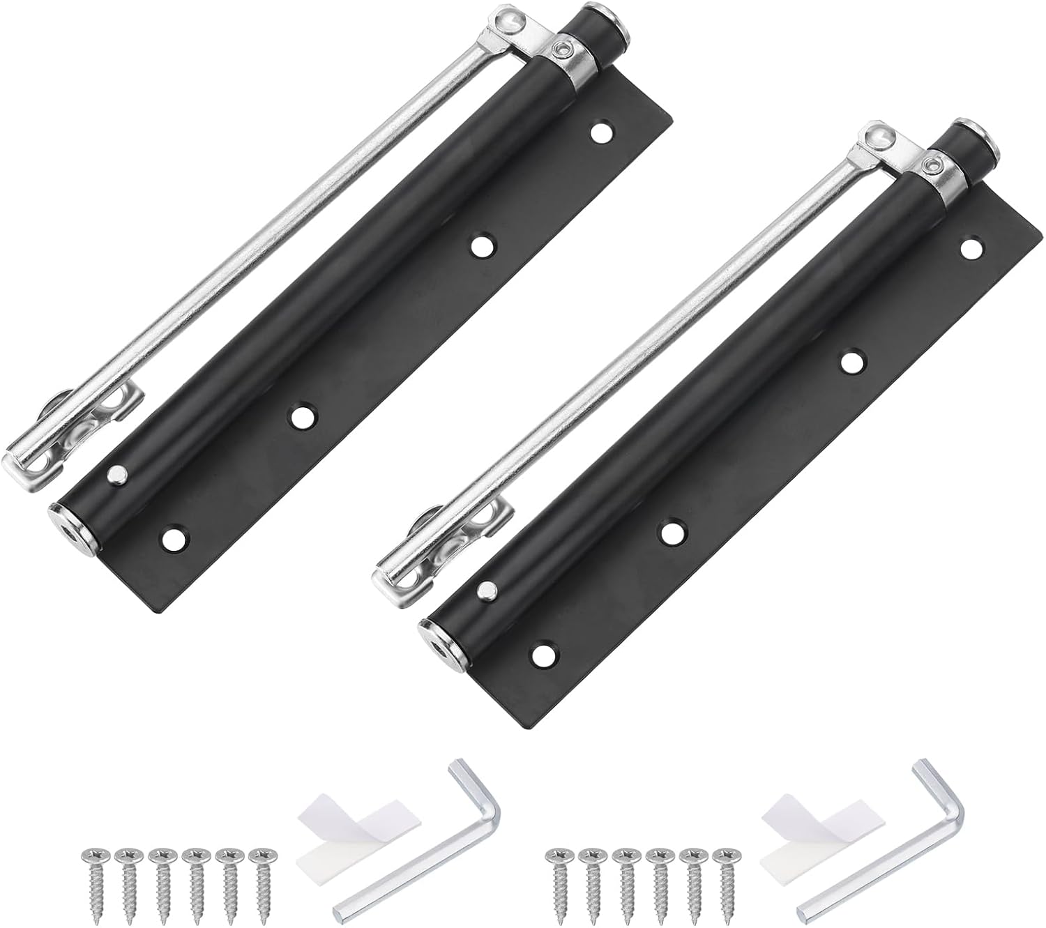 uxcell 2 Pcs 195mm/7.68" Spring Door Closer, Stainless Steel Automatic ...