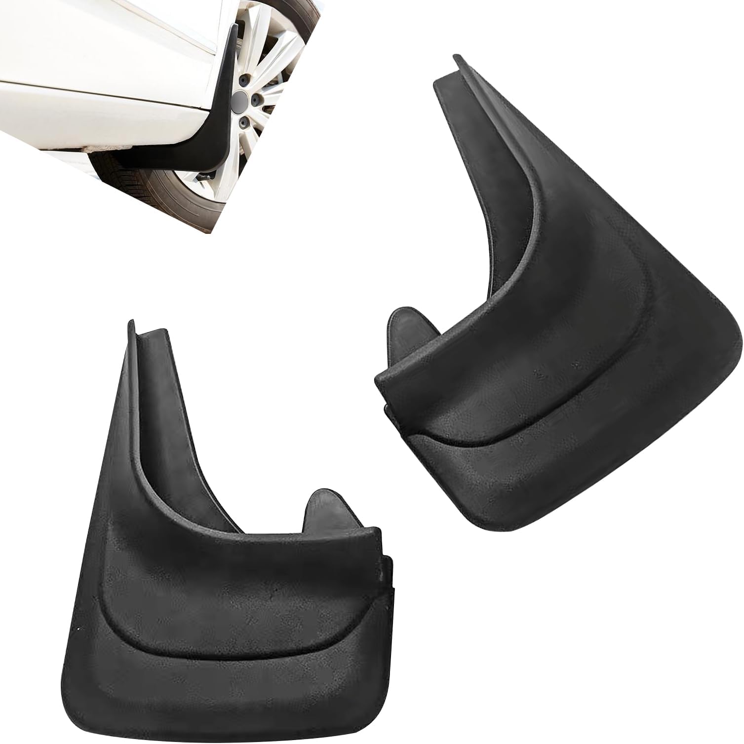 Amazon.com: Merdege 2 PCS Tire Rear Trim, Fender Modification for ...