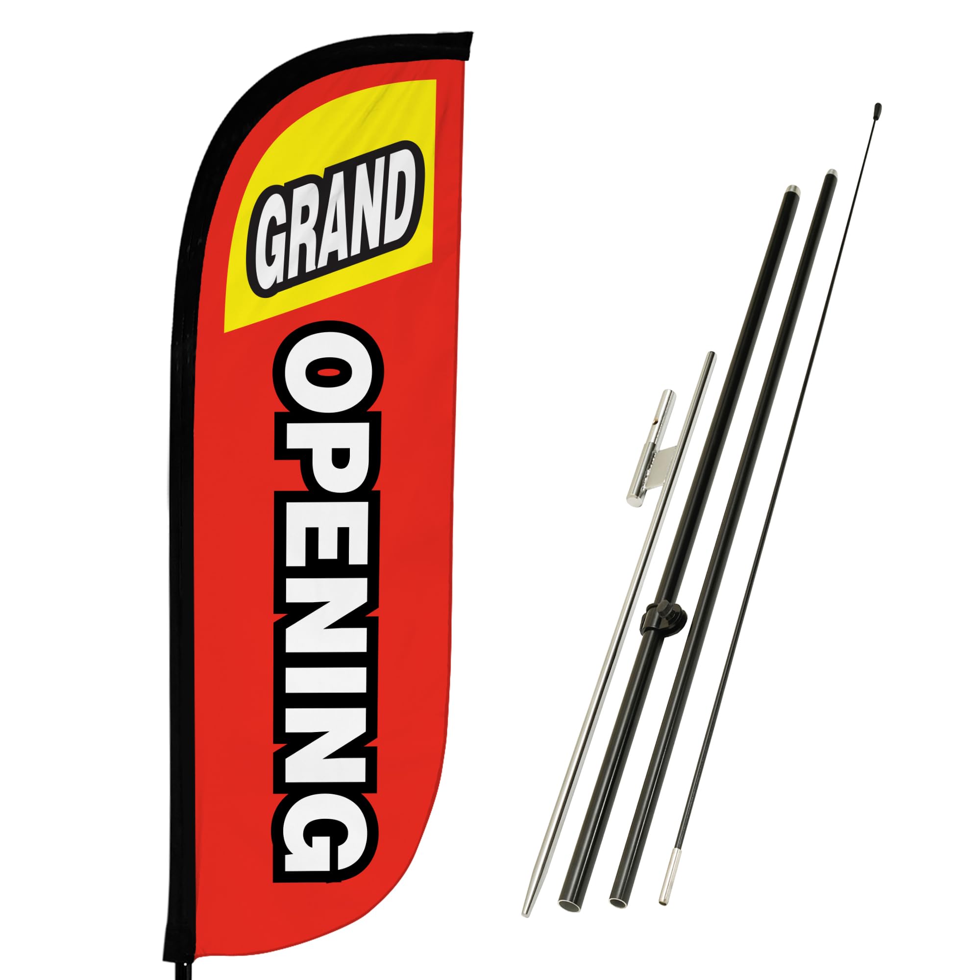 Portable Advertising Flag LookOurWay Organic Feather Flag Complete Set ...