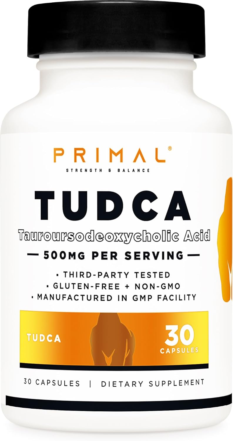 Amazon.com: Primal Tudca 500mg 30 Capsules - Gluten Free, Non-GMO ...