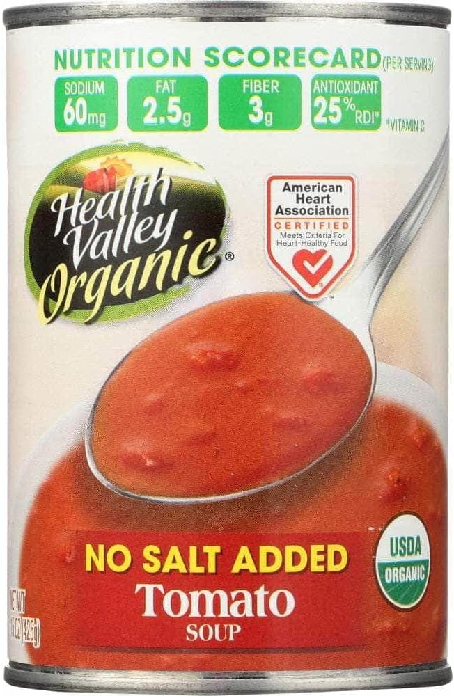 Amazon.com: Health Valley Organic Soup, No Salt Added, Lentil, 15 Oz ...