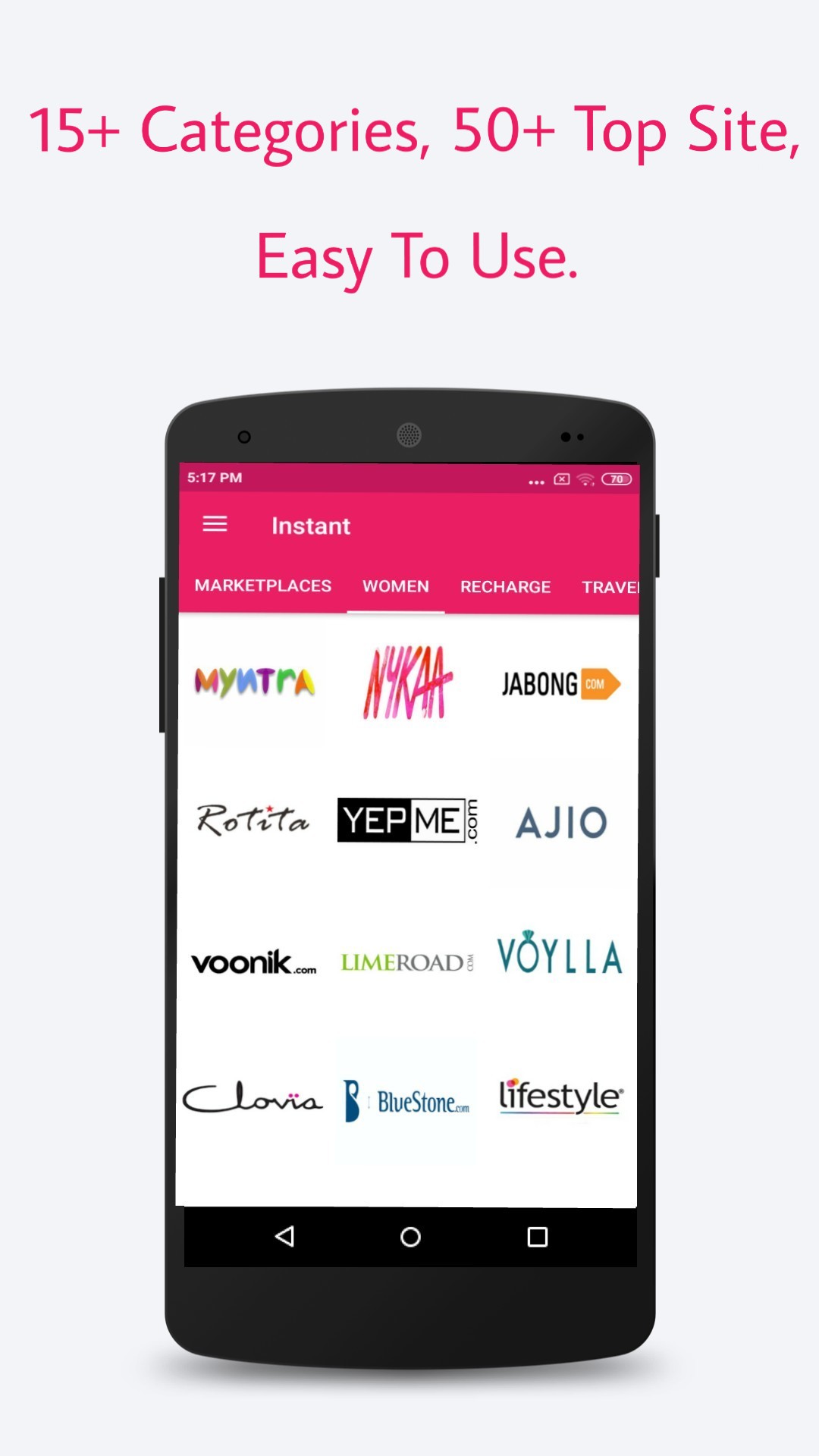 Instant All In One Shopping App - App on Amazon Appstore