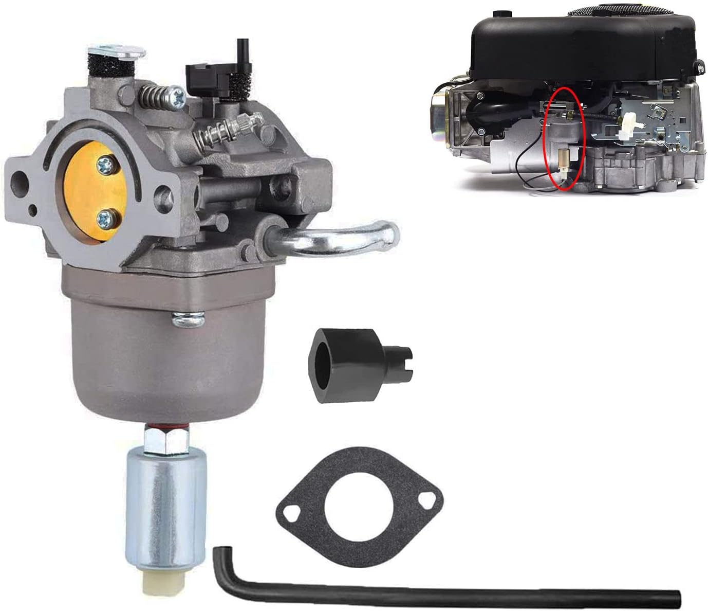 Amazon.com : Briggs and Stratton Replacement Carburetor : Patio, Lawn ...
