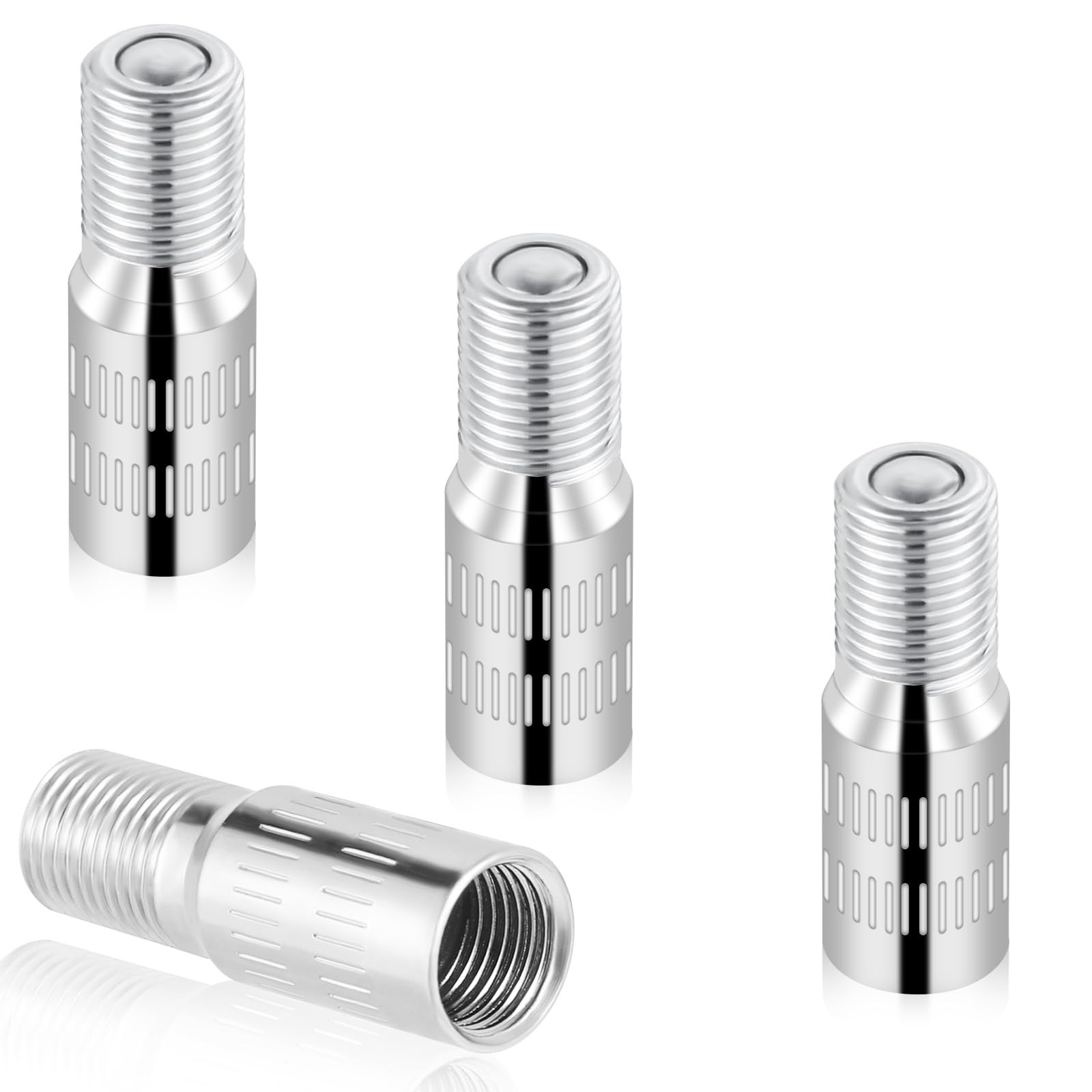 4pcs 27mm/1.06 inches Valve Caps Stem Extension, Brass Tire Valve ...