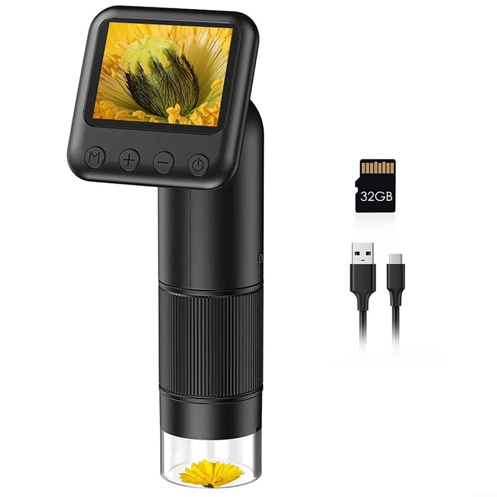 Gift For 6 Year Old Boy LCD Handheld Digital Microscope, 800X Handheld ...