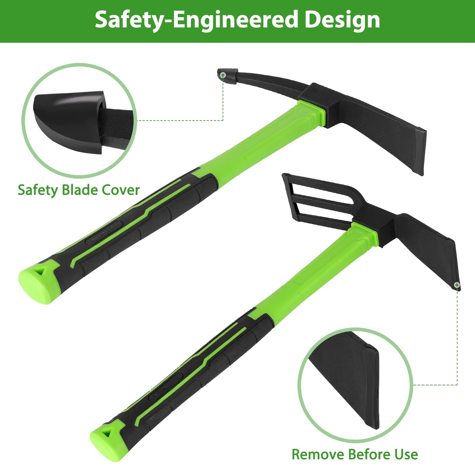 Snapklik.com : 2pcs Pick Axes For Digging And No Installation Required ...