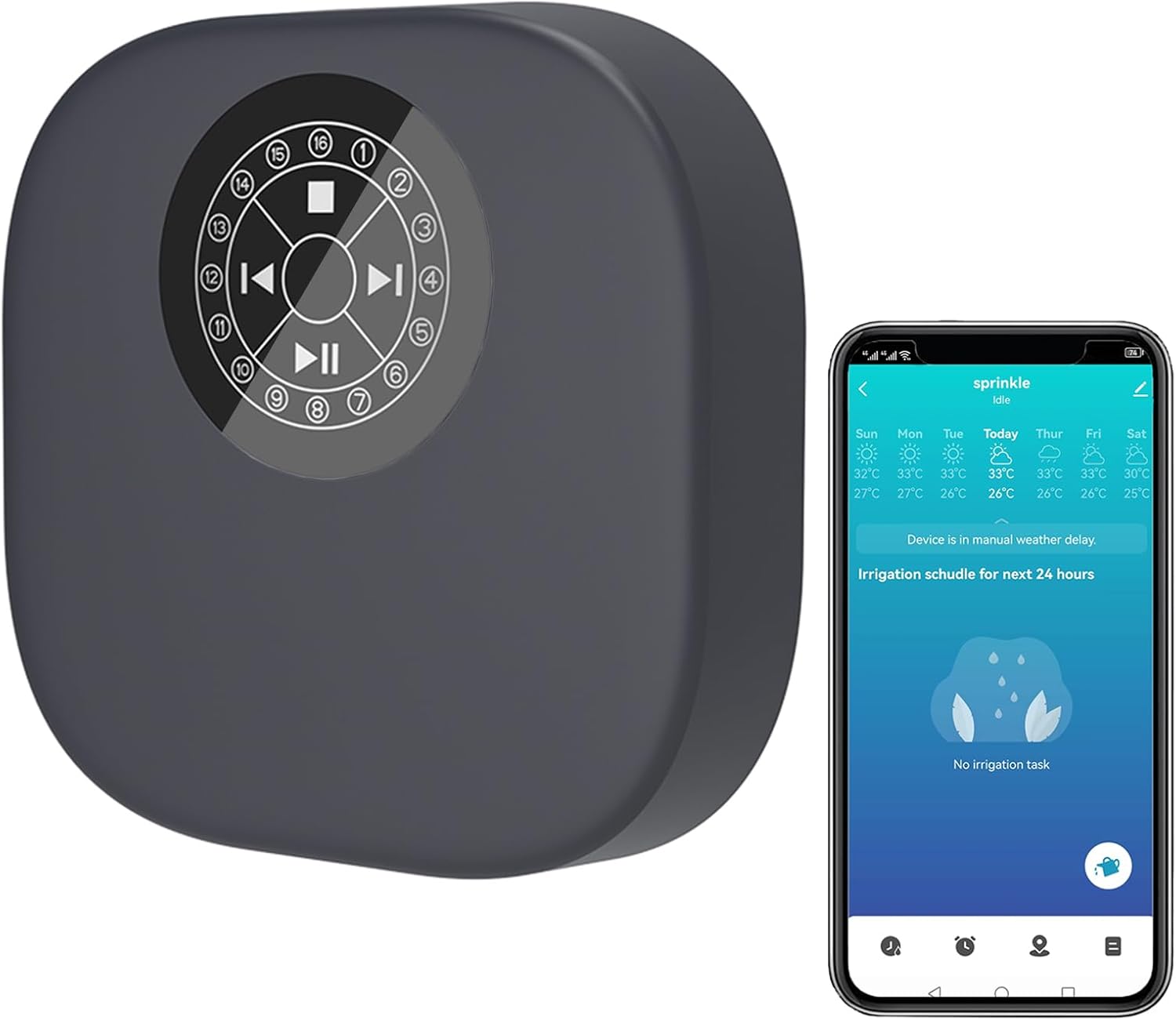 Amazon.com : Smart Sprinkler Controller, 16 Zone Watering Timer ...