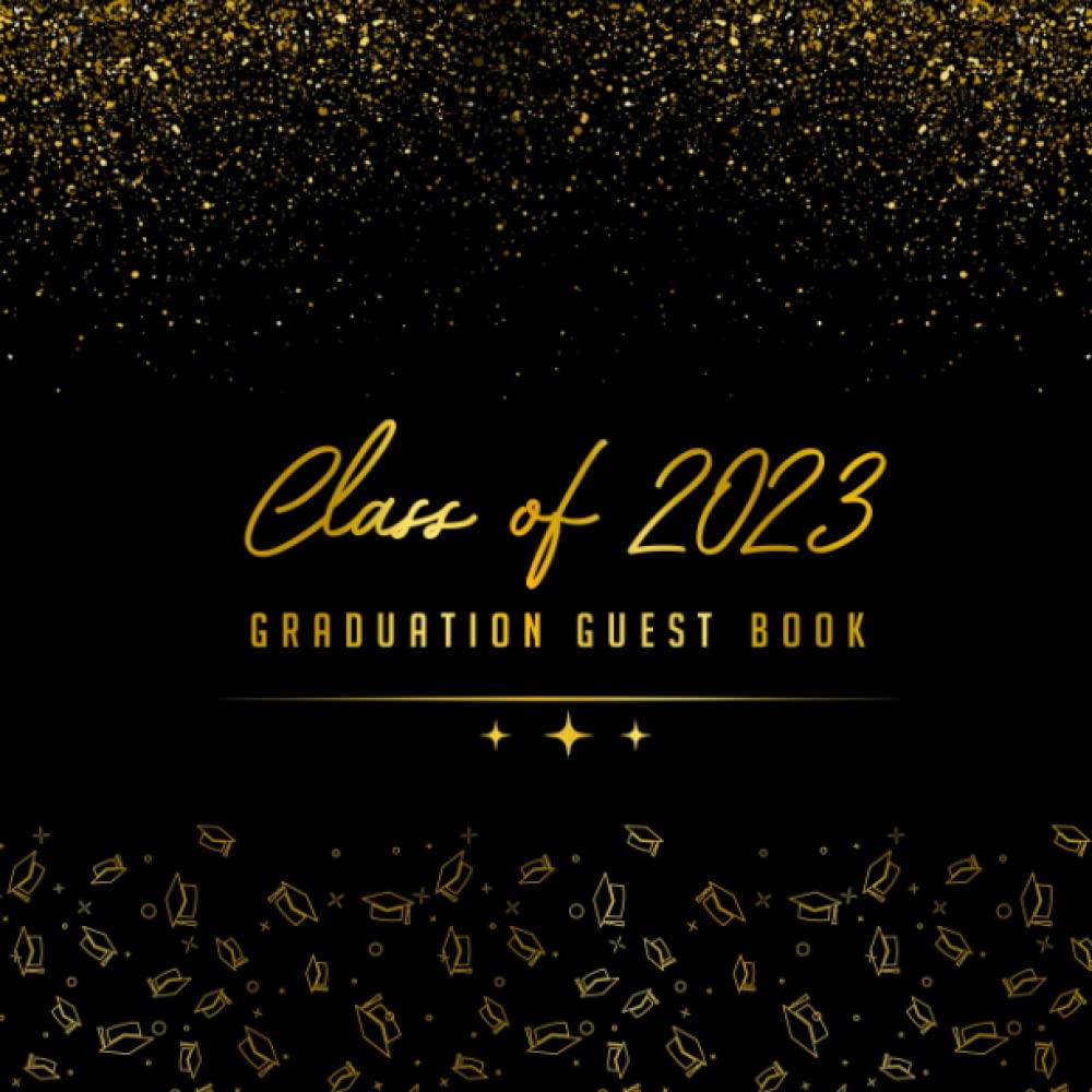 Amazon.com: Graduation Guest Book with Prompts Class of 2023 ...
