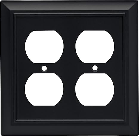 Architectural Double Duplex Outlet Wall Plate / Switch Plate / Cover ...