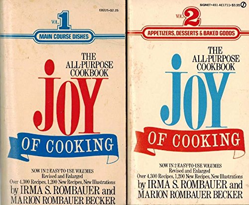 THE ALL-PURPOSE COOKBOOK JOY OF COOKING 1 AND 2 VOLUME SET IRMA S ...