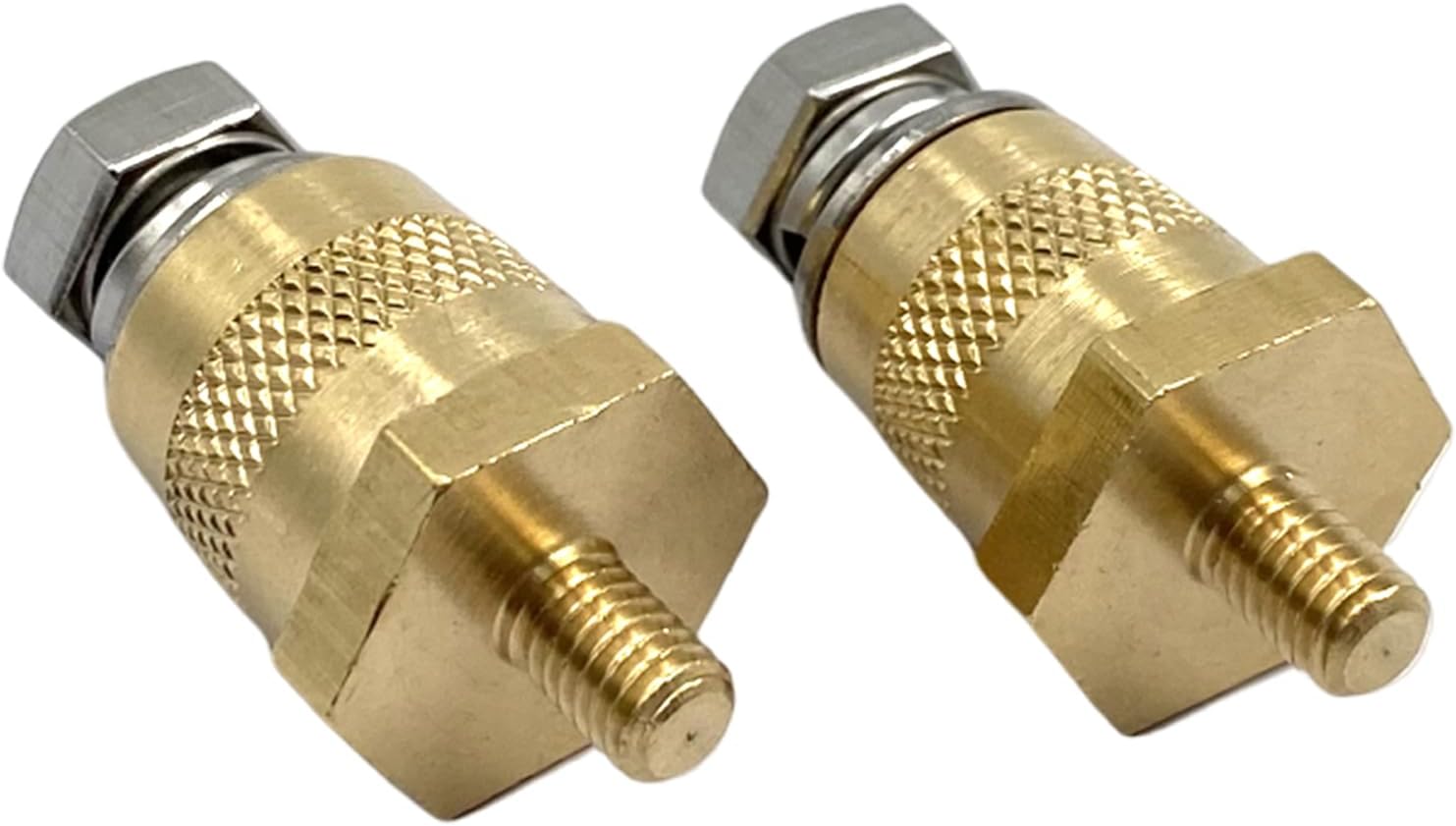 Amazon.com: 1 Pair Battery post terminals,Brass M6 Extender Bolt ...
