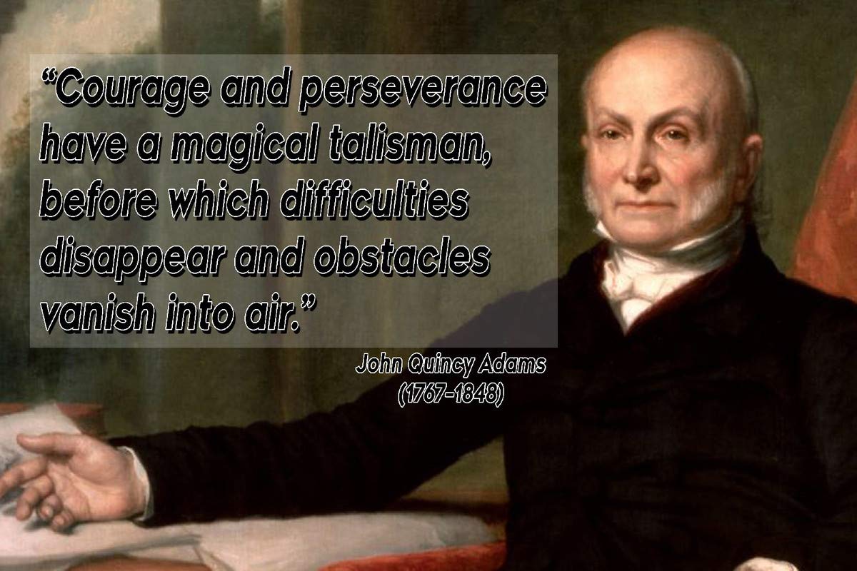 John Quincy Adams Quotes John Quincy Adams If Your Actions Poster