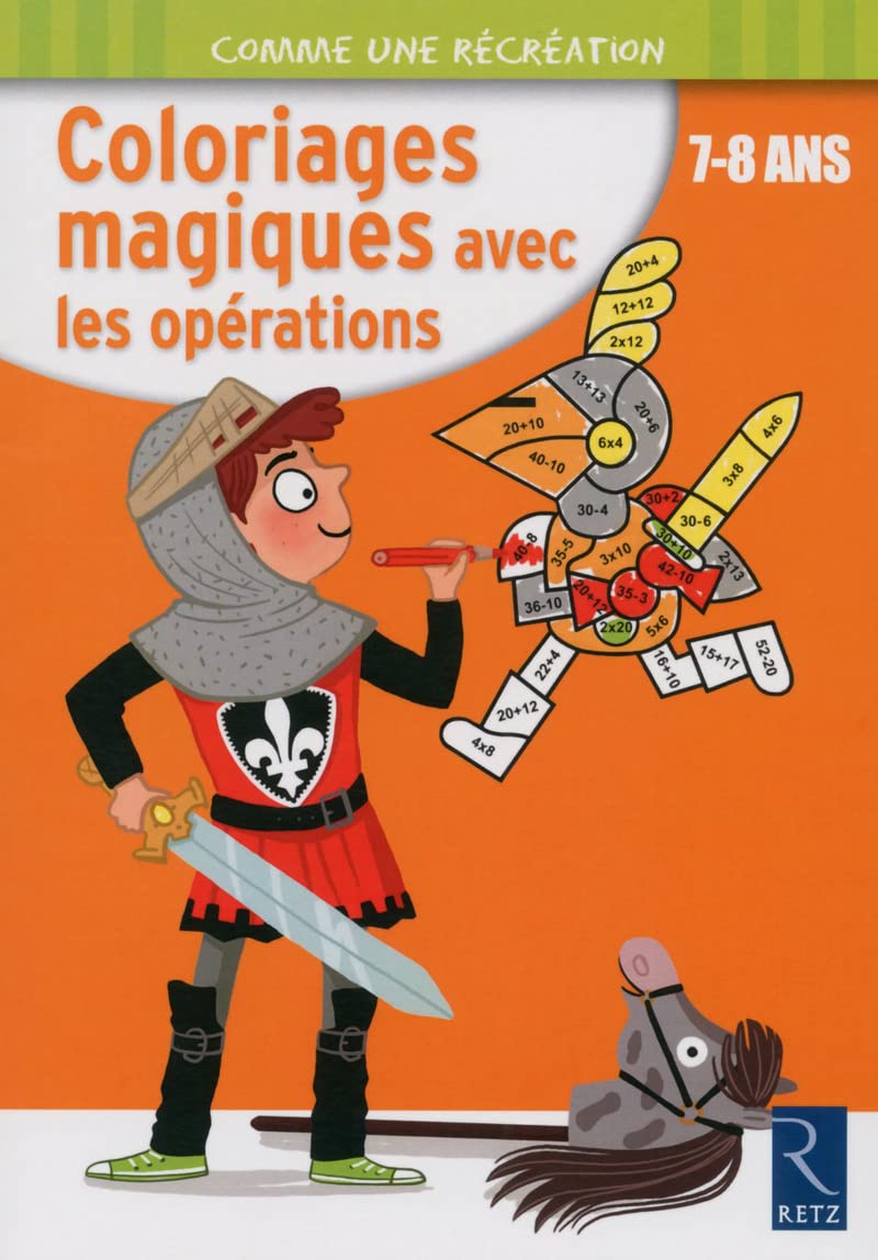 Coloriages magiques avec les opérations 7-8 ans | Amazon.com.br