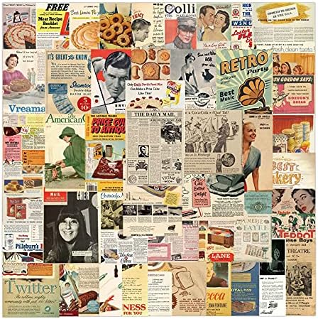 Amazon.com: 35pcs Vintage Graffiti Stickers for Scrapbook, Retro Parchment Vinyl Decals for ...