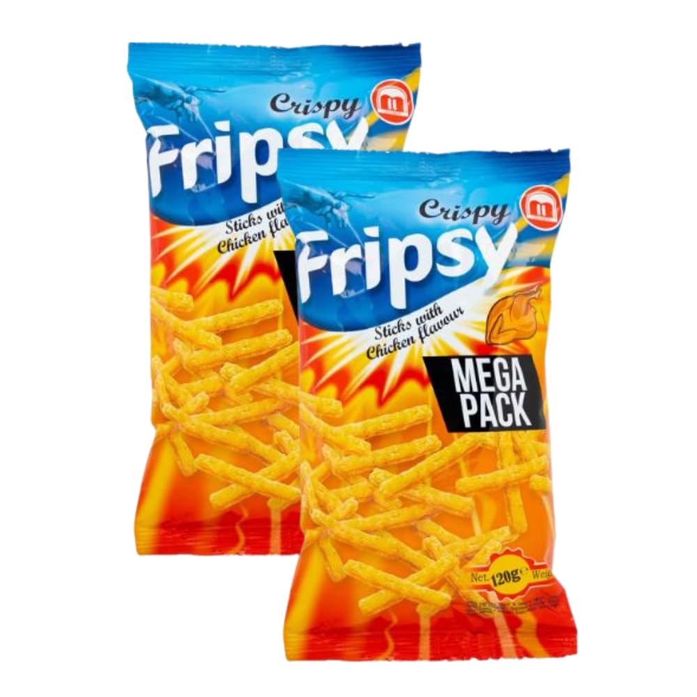 Fripsy Potato Crisps Potato Sticks Haccp Halal Certified 120gx2 Chicken ...