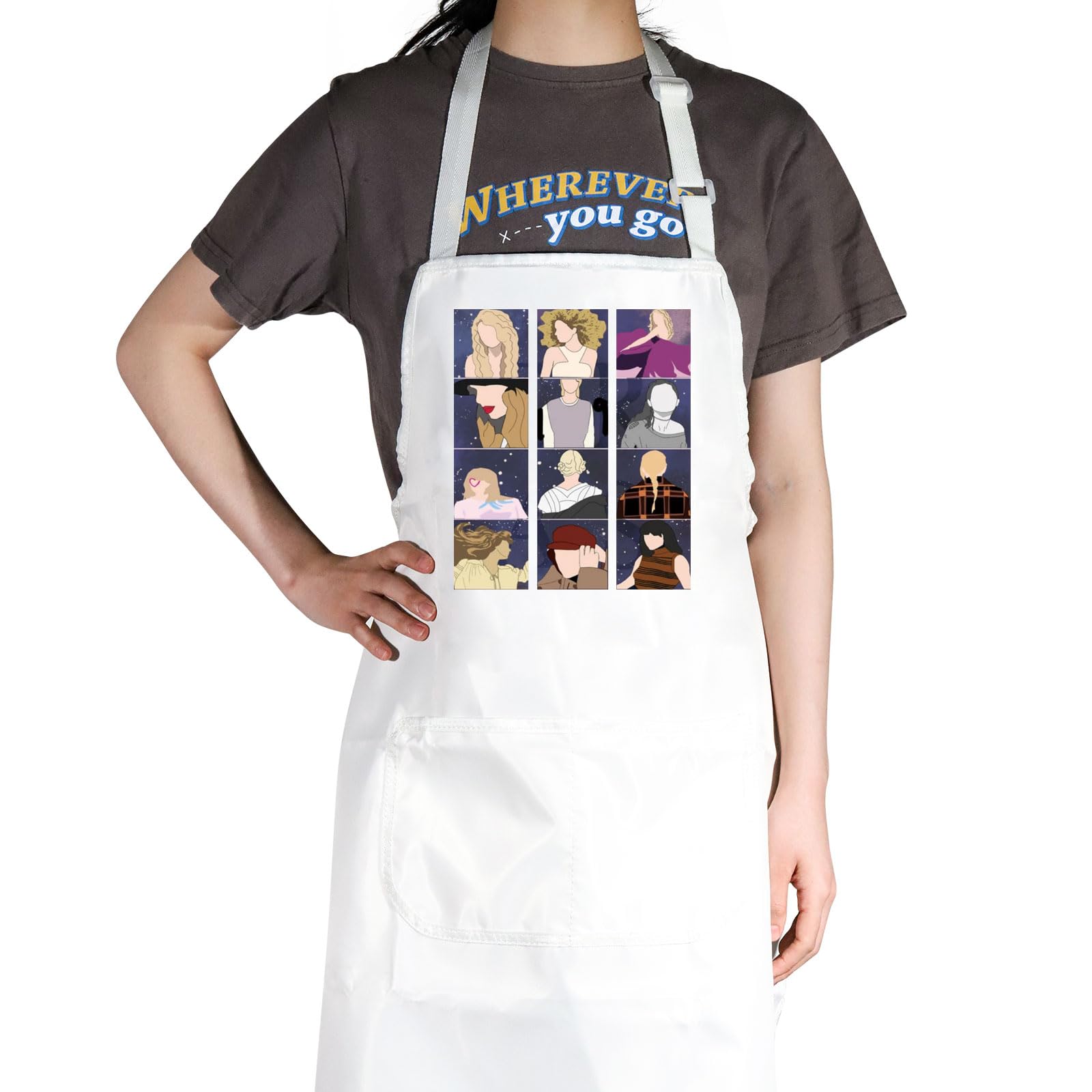 Snapklik.com : BWWKTOP Singer Album Kitchen Apron Singer Fans Inspired ...