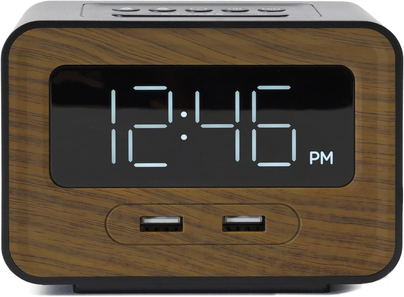 Amazon.com: Timex Bedside Wireless Charging Dual Alarm Clock, with ...