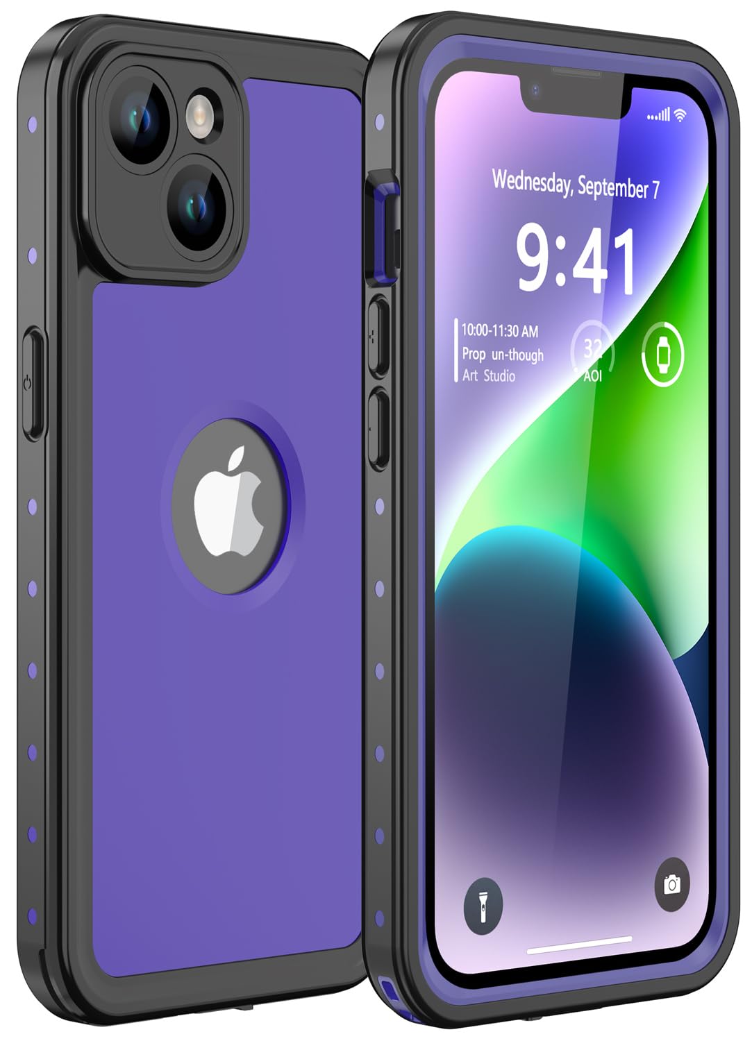 Amazon.com: Dewfoam Design for iPhone 14 Plus Waterproof Case ...