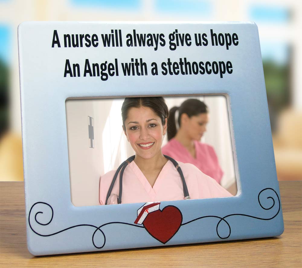 Amazon.com - BANBERRY DESIGNS Nurse Picture Frame - A Nurse Will Always ...