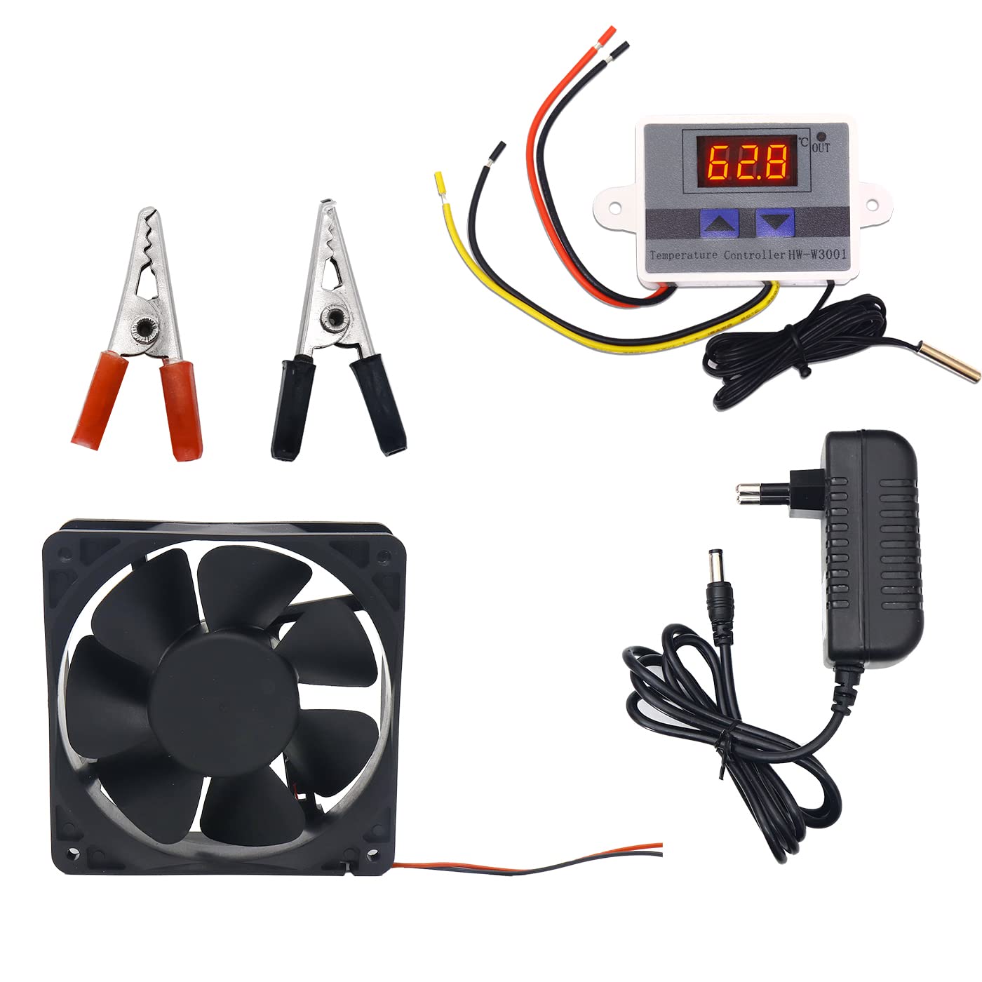 Electronic Spices Combo of Hw-w3001 Temperature Controller Thermostat ...