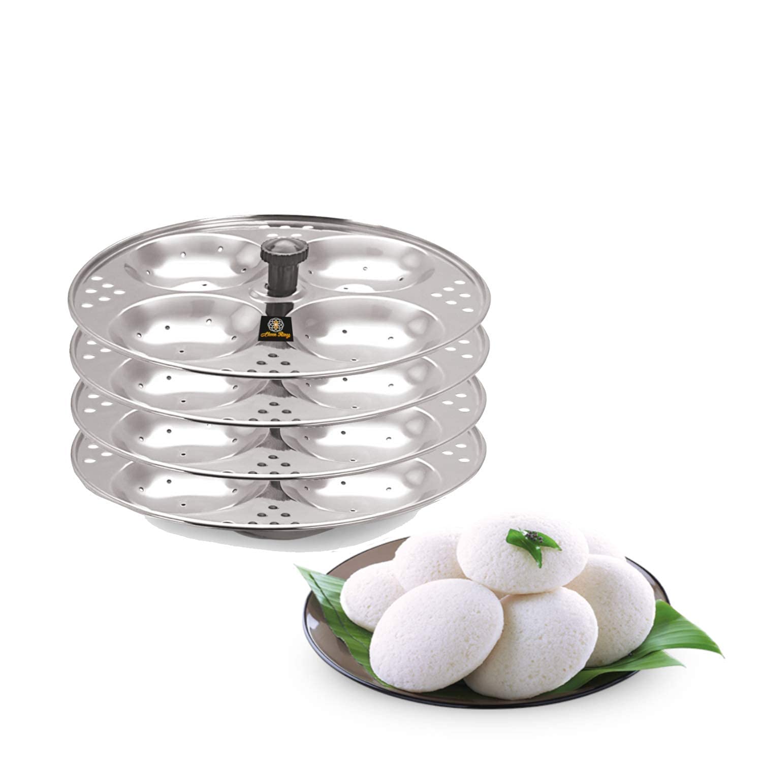 Buy DRJ Enterprise Stainless Steel Idli Stand idli Making Plates Maker ...
