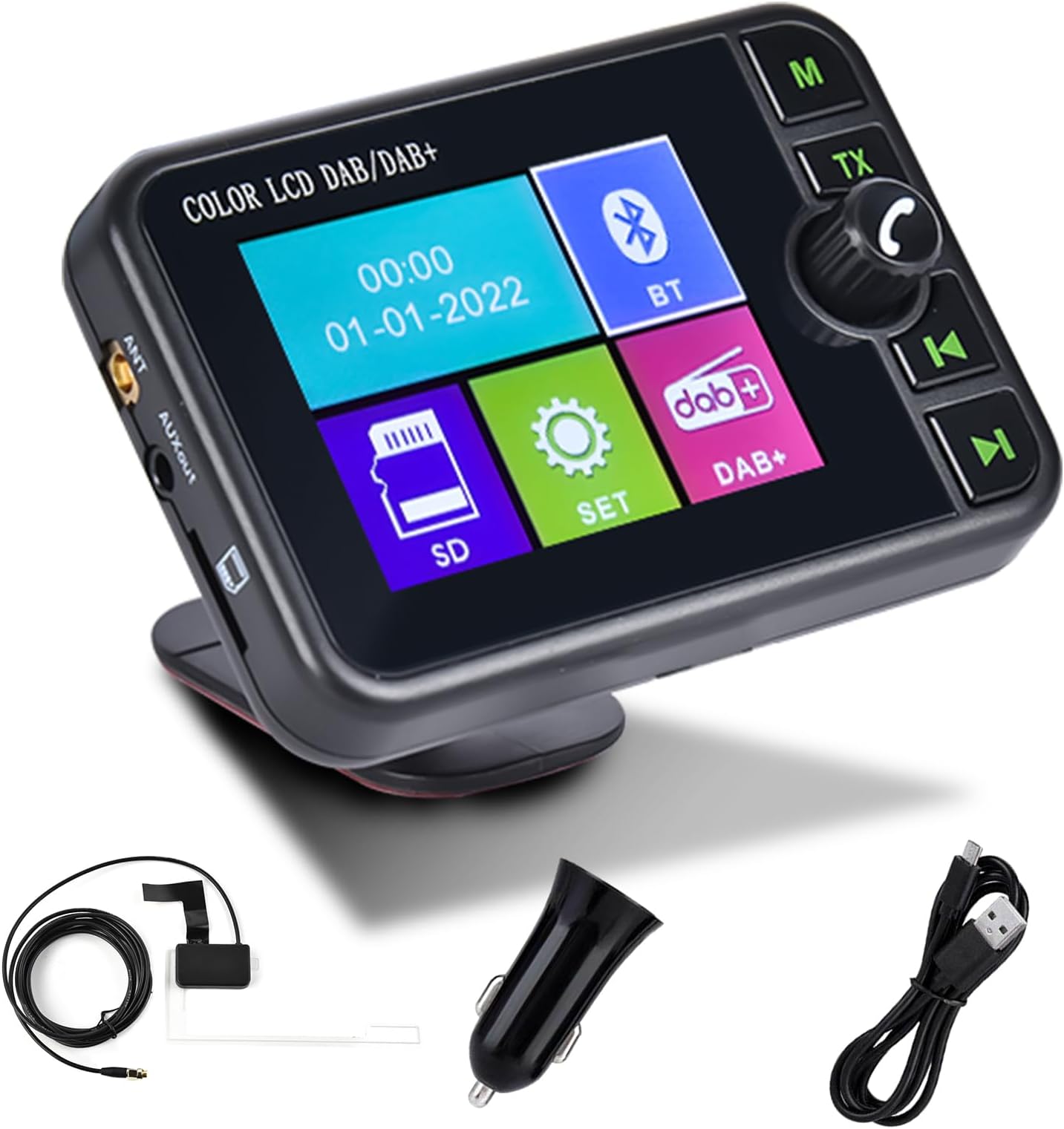 TechniSat Digitradio Car 2 DAB+ Adapter (zum Aufrüsten von Auto-Radios ...