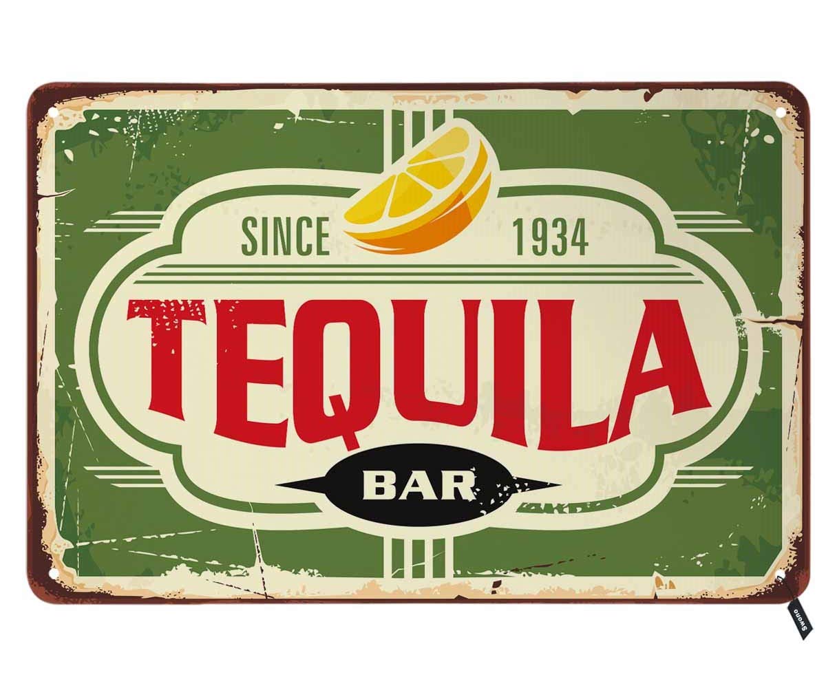 Amazon.com: Swono Tequila Bar Tin Signs,Vintage Metal Tin Sign For Men ...