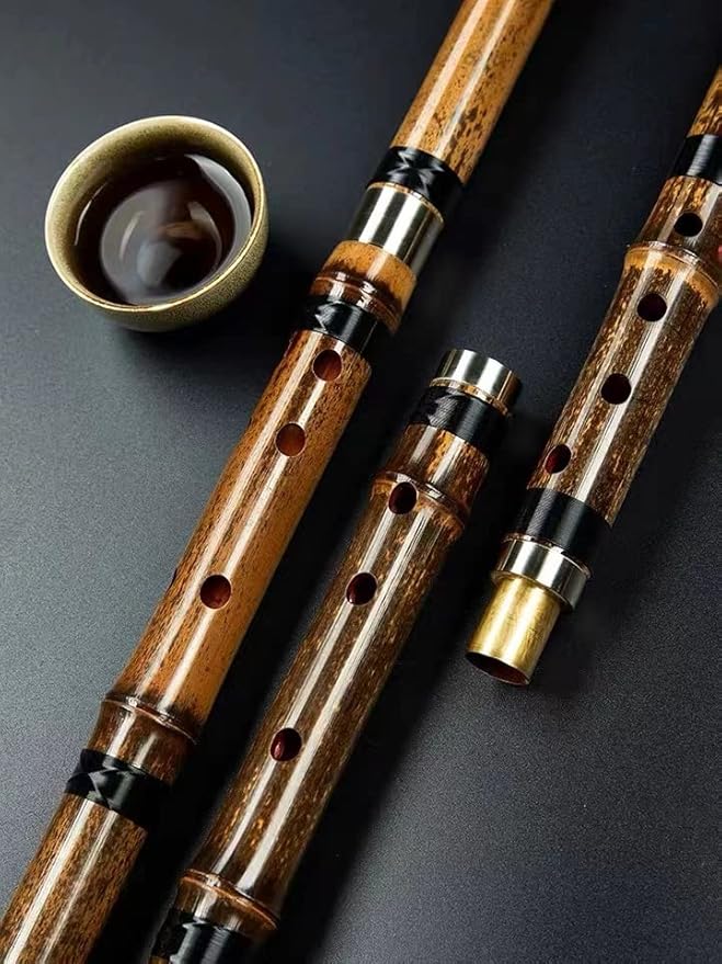 Amazon.com: LANDTOM Concert/Collective Level Purple Bamboo Xiao Flute ...