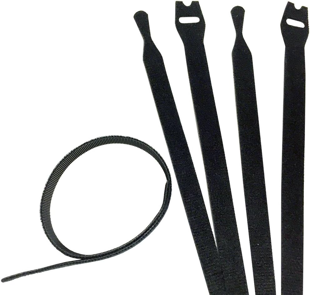 Amazon.com: 50 Pcs Reusable Fastening Cable Ties, Microfiber Cloth 12 ...