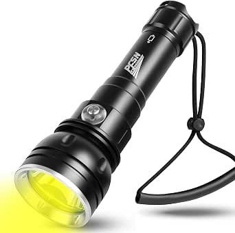 Linterna de buceo con luz de buceo PFSN de alta luminosidad, luz ...