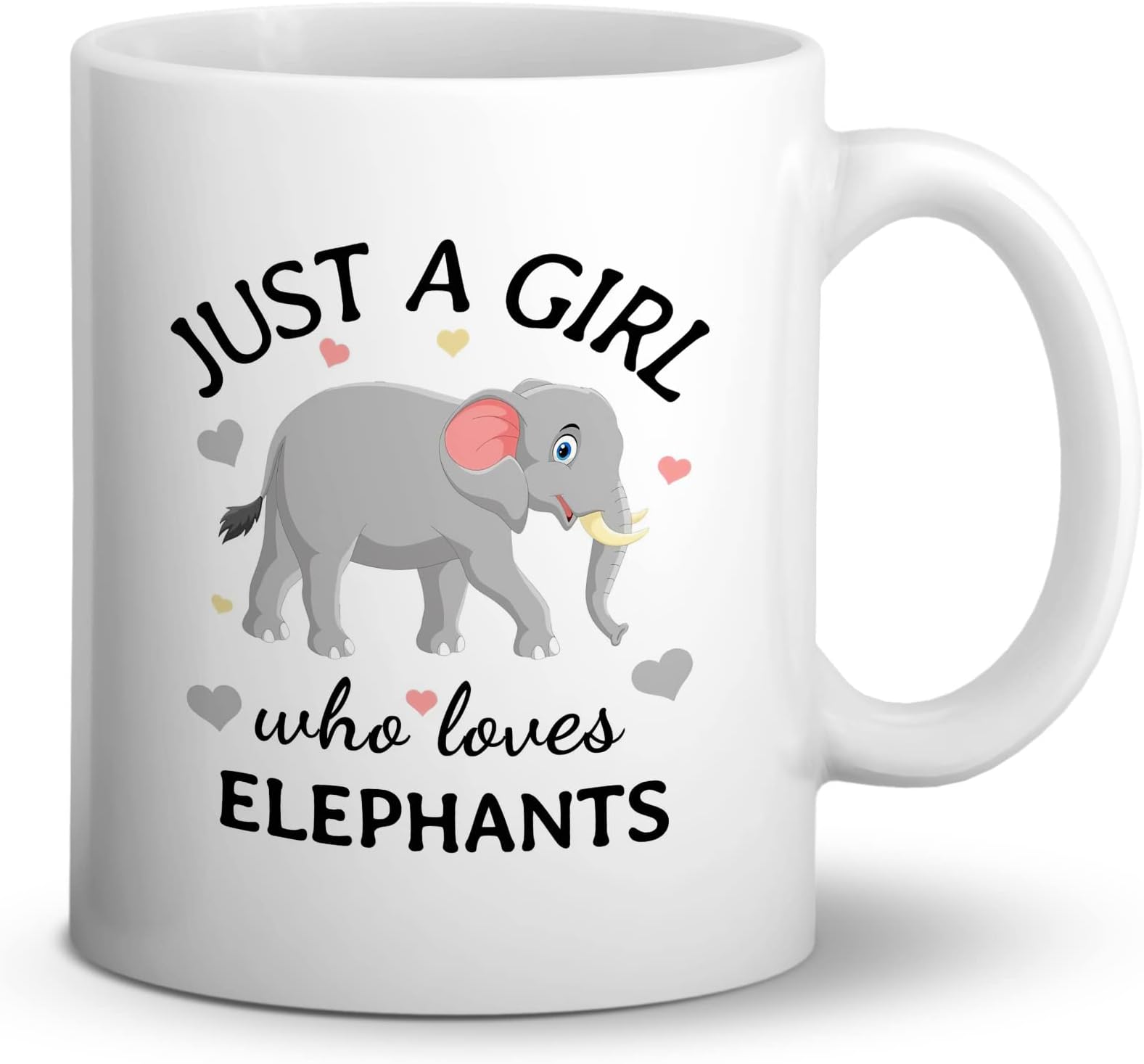 Amazon.com: DOTAIN Just A Girl Who Loves Giraffes Ceramic Mug - 11 ...