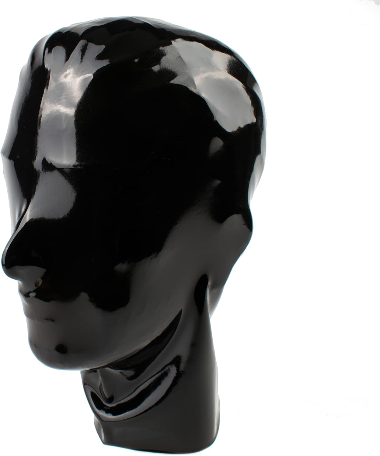 Rubberfashion Latex Mask - Hood with Openings for Nose - Rubber Face ...