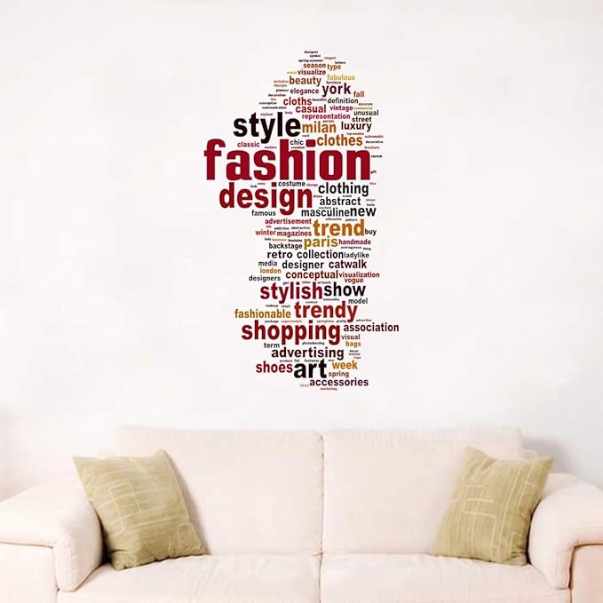 Wall Decals ' Fashion Statement Quotes ' Wall Stickers (PVC Vinyl ...