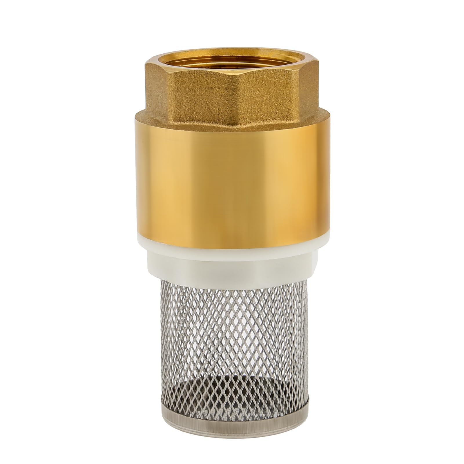 Buy 3/4" Brass Foot Valve, DN20 Check Valve Water Pump Bottom Valve ...