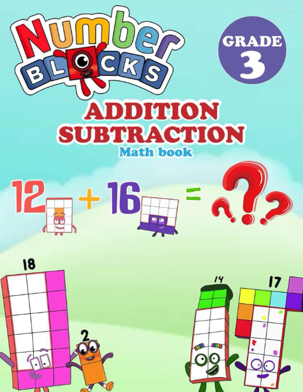 Buy Numberblocks Addition Subtraction Math Book: Math Workbook Grade 3: ...