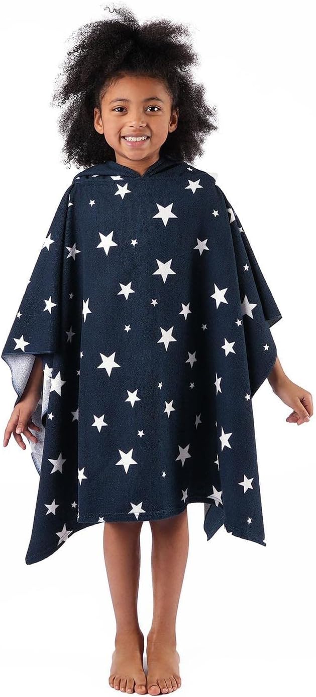 Dreamscene Kids Poncho Towel, Summer Holiday Boys Girls Kids Hooded ...