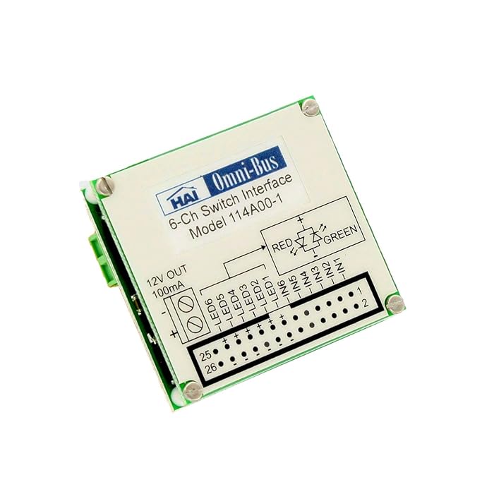 Buy Leviton 114A00-1 Omni-Bus 6-Channel Universal Switch Interface ...