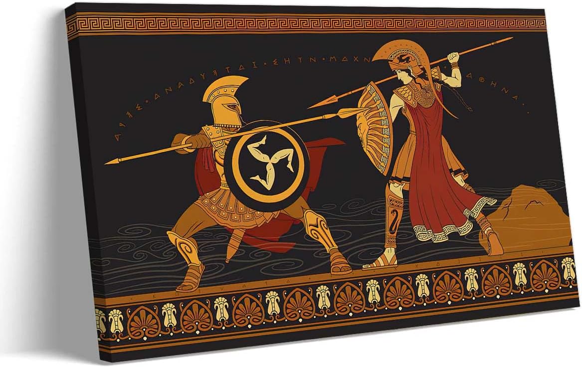Amazon.com: Stantini Greek Mythology Decor Gods of War Athena and Ares ...