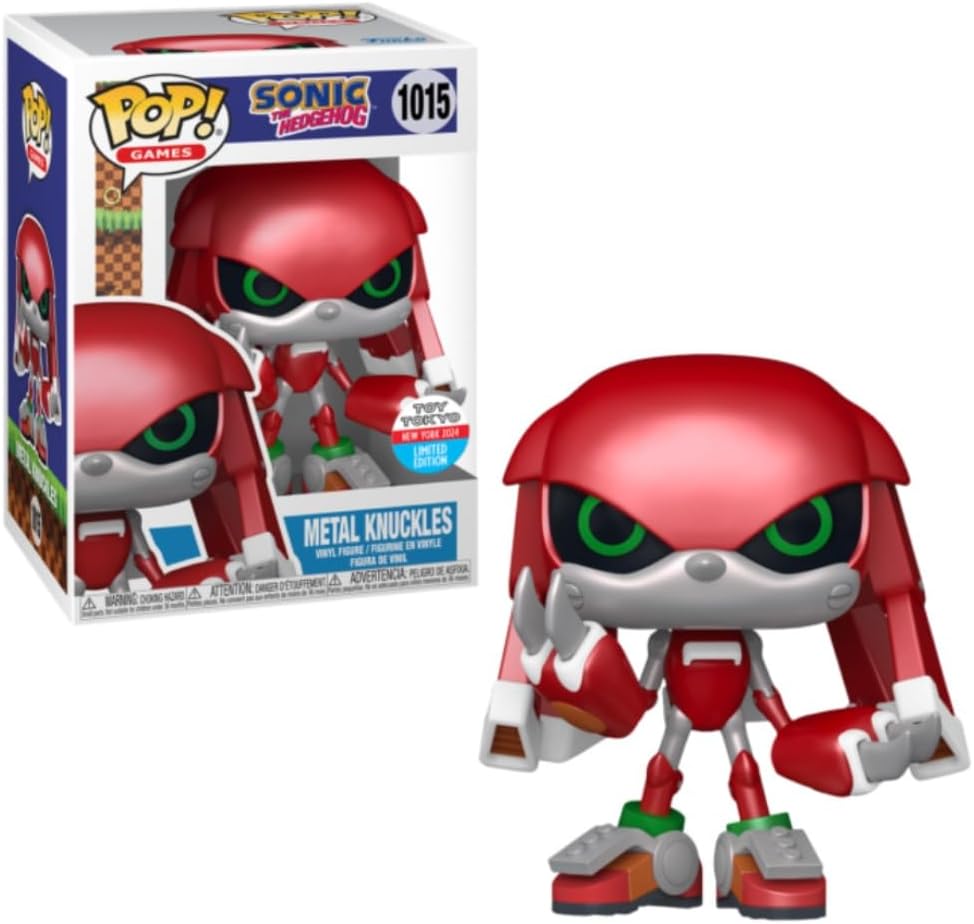 Amazon.com: Funko Pop! Games: Sonic The Hedgehog - Metal Knuckles Vinyl ...