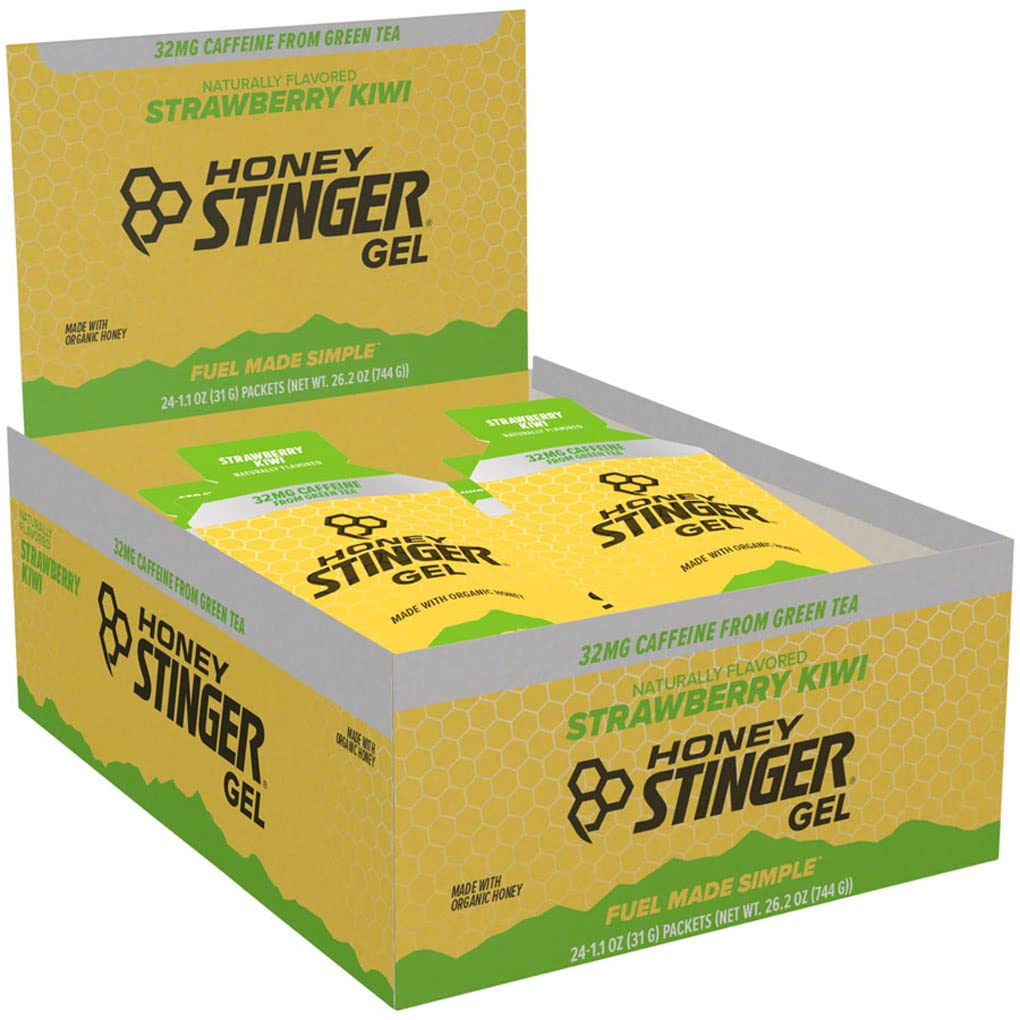 Amazon.com : Honey Stinger Organic Energy Gels (Box of 24) - Strawberry ...
