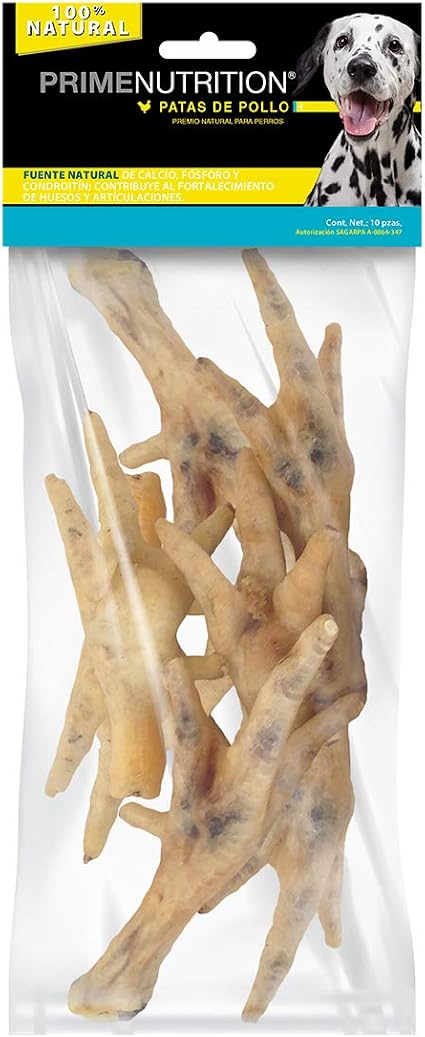 CAMPI Premios para Perro Prime Nutrition Patas de Pollo Contiene 10 ...